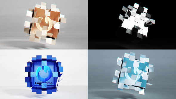 Cube Unfolding Logo Reveals, Premiere Pro Templates | VideoHive
