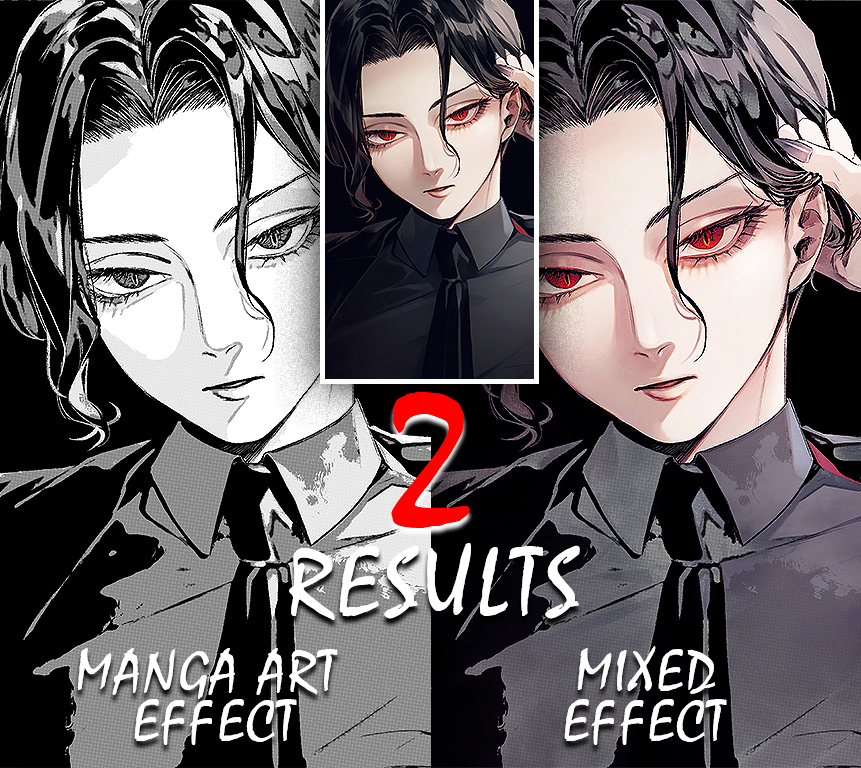 Manga Artwork Effect Photoshop Actions, Add-ons | GraphicRiver