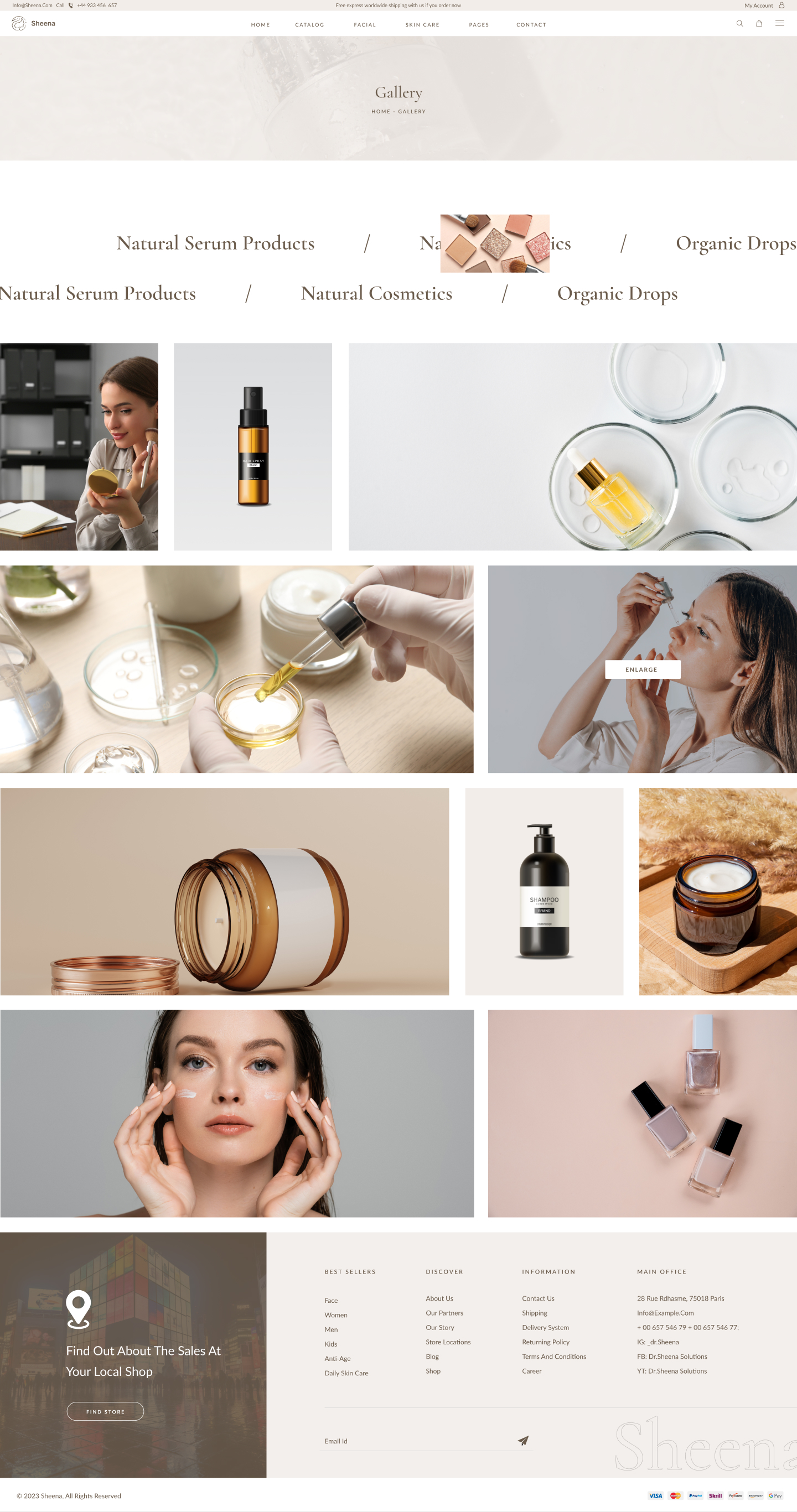 Sheena - Beauty & Cosmetic Shop Figma Template by BuddhaThemes ...