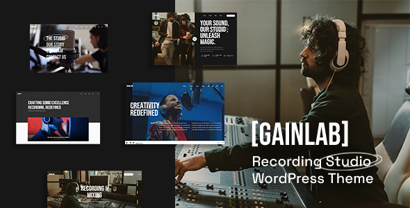 Gainlab - Music Recording Studio WordPress Theme by Wolf-Themes ...