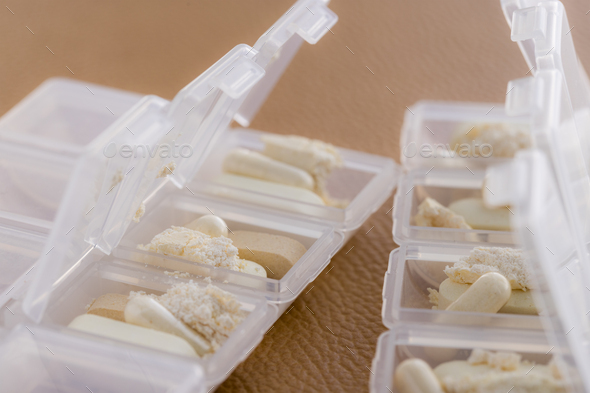 Expired medicine on the daily box Stock Photo by leungchopan | PhotoDune