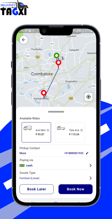 Tagxi Delivery App by DilipMobility | CodeCanyon