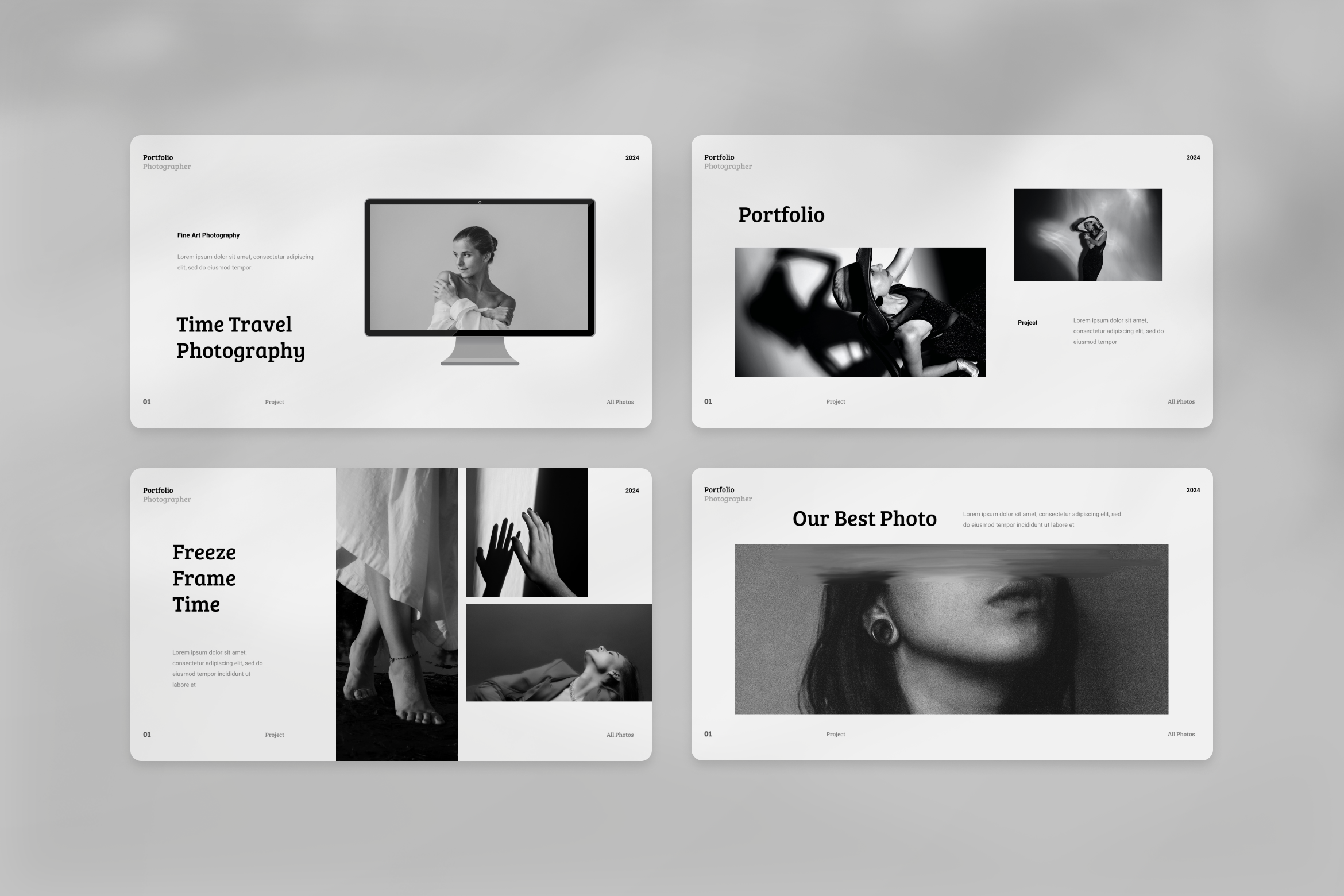 Portfolio Photographer PowerPoint, Presentation Templates | GraphicRiver