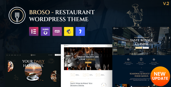 Broso - Restaurants & Cafes WordPress Theme by Creatives_Planet ...