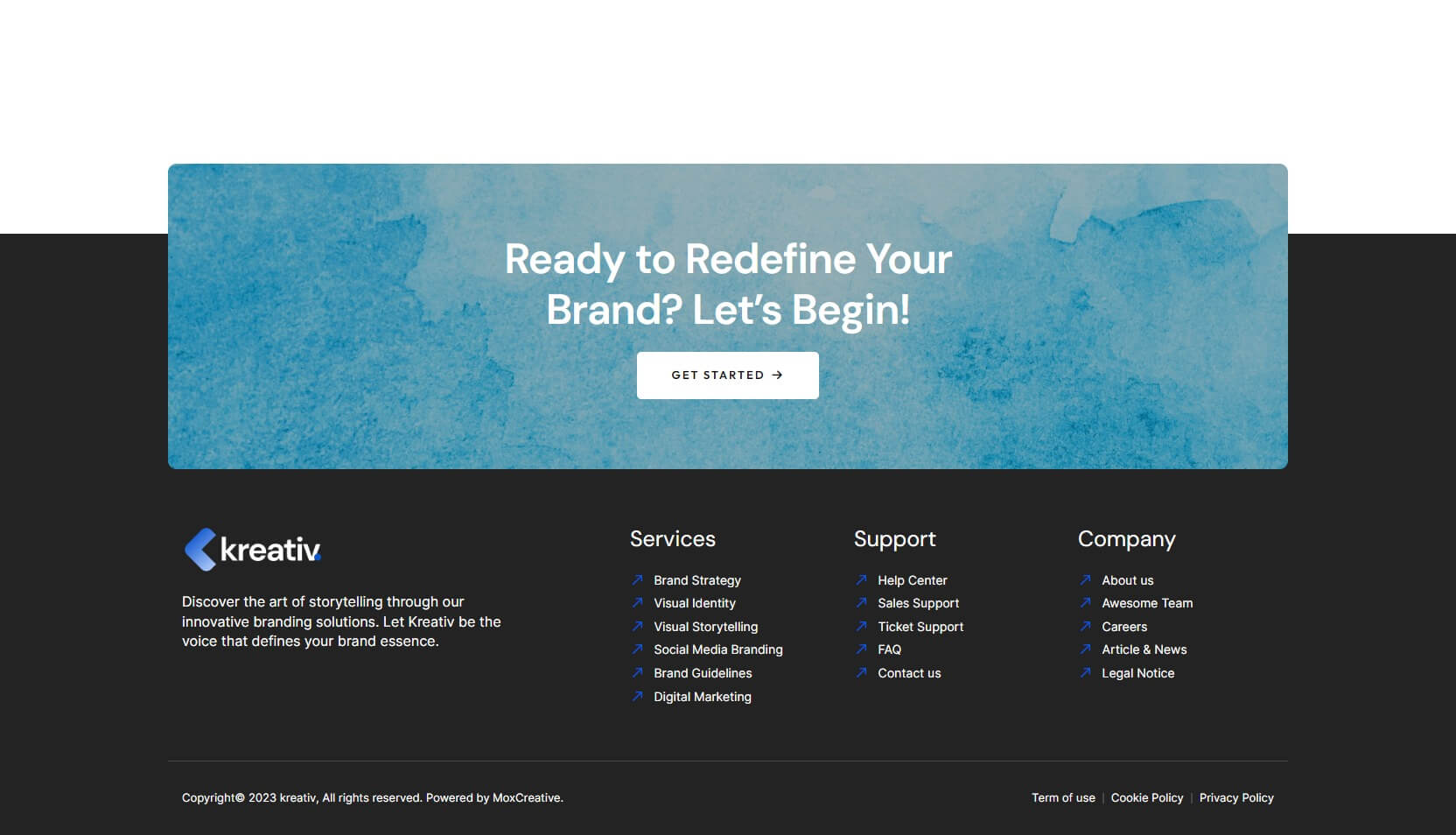 Kreativ - Digital Agency & Creative Branding Elementor Pro Template Kit by moxcreative