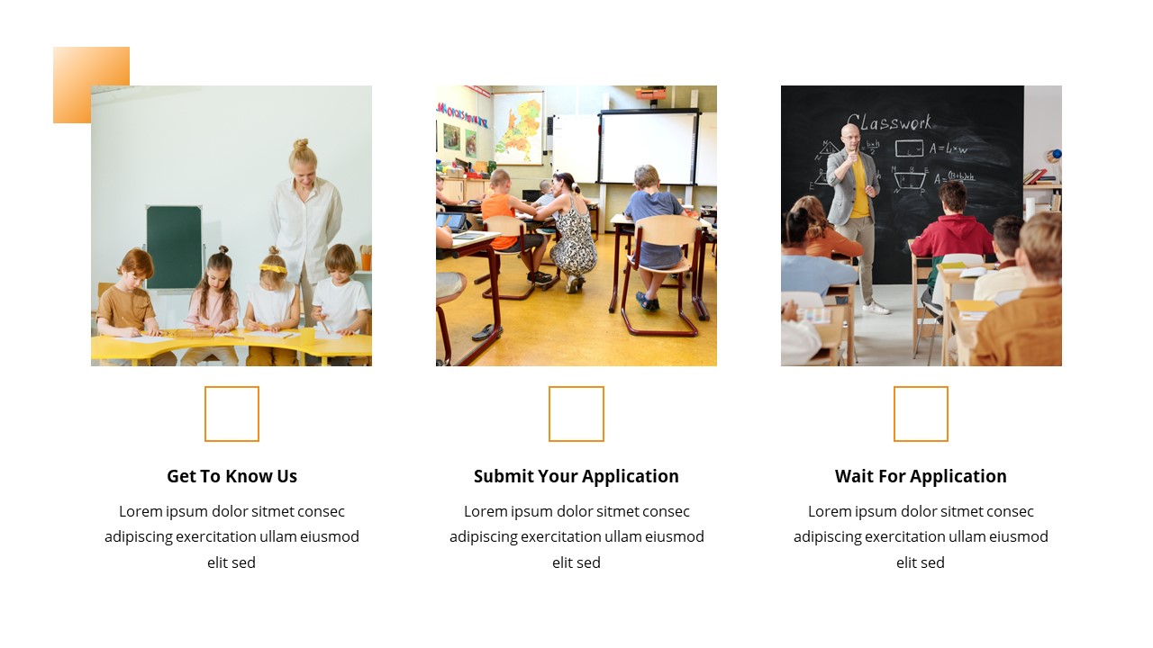 Academia - School Admission Presentation Template, Presentation Templates