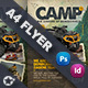 Camping Adventure Flyer Templates, Print Templates | GraphicRiver