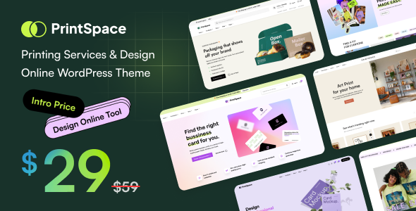 PrintSpace - Printing Services & Design Online WooCommerce WordPress ...