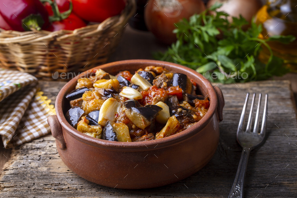 Traditional Turkish cuisine; Meaty Eggplant Dish. Turkish name ...