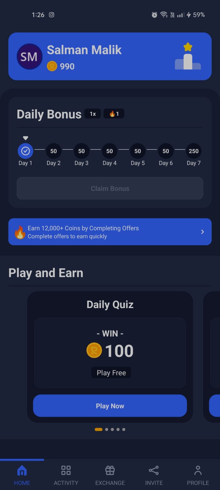 Reward Studio: Earning App With Admin Panel (Android + iOS) by JazbaStudio
