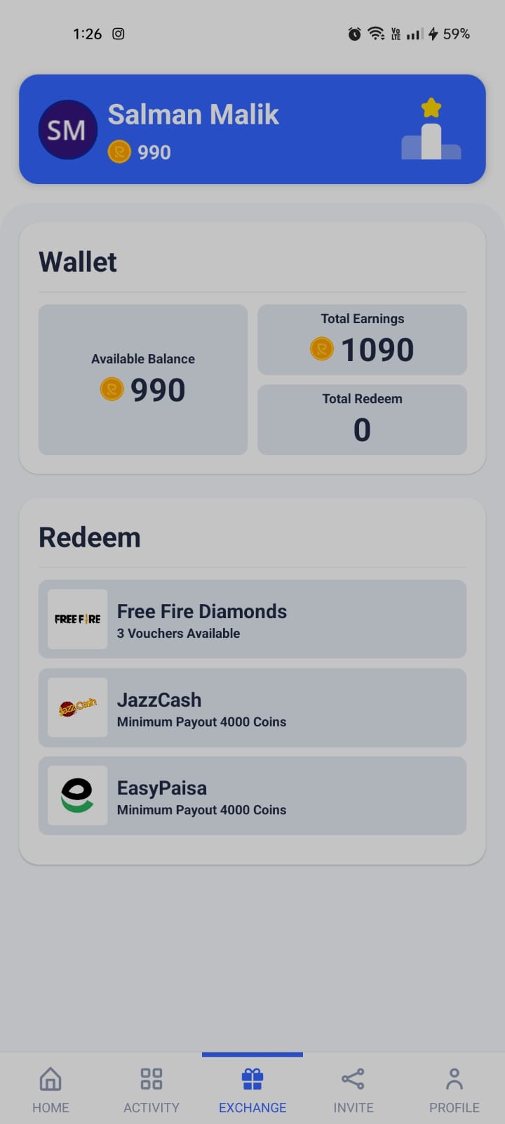 Reward Studio: Earning App With Admin Panel (Android + iOS) by JazbaStudio
