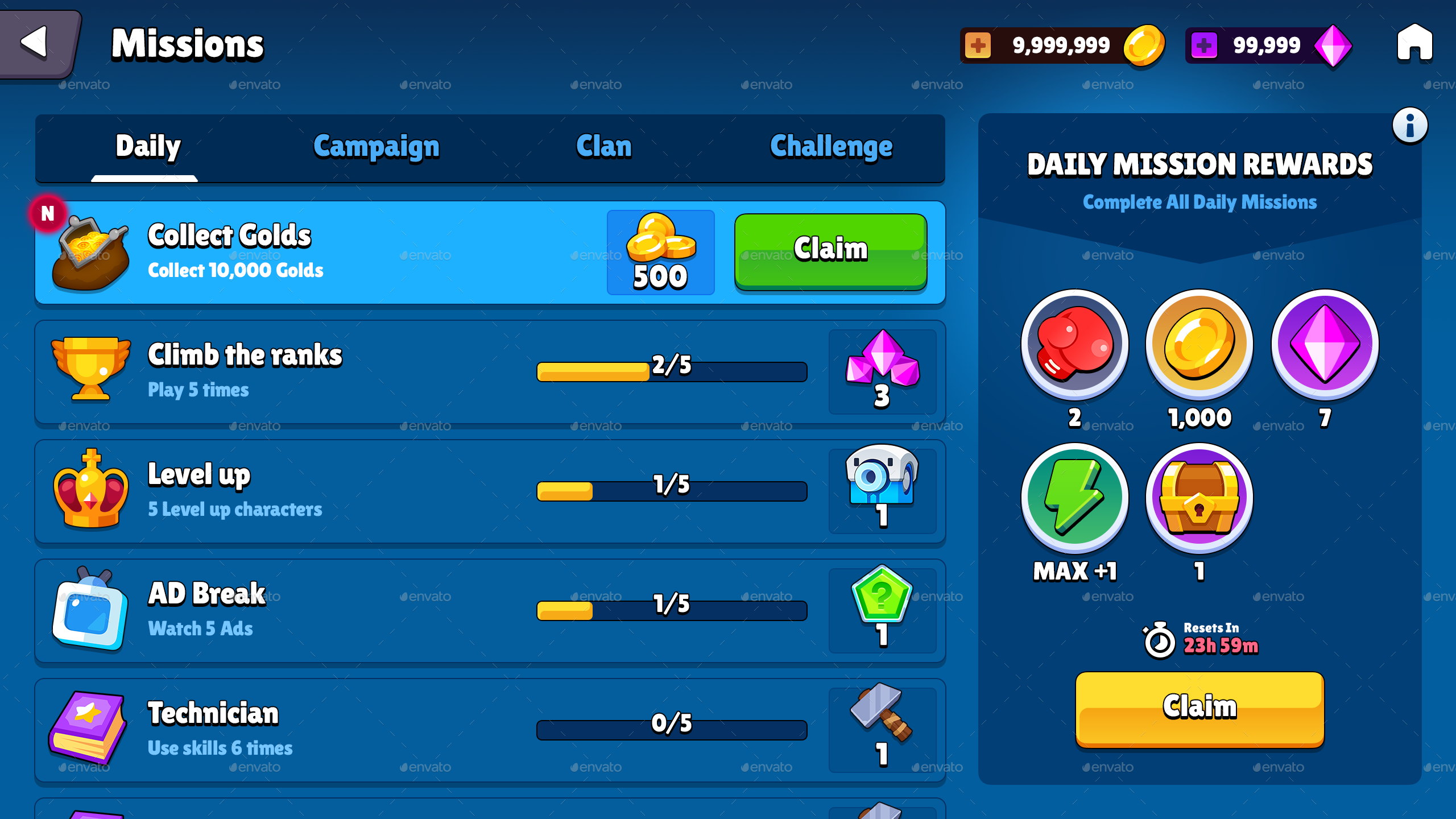 GUI Pro - Casual Game, Game Assets | GraphicRiver