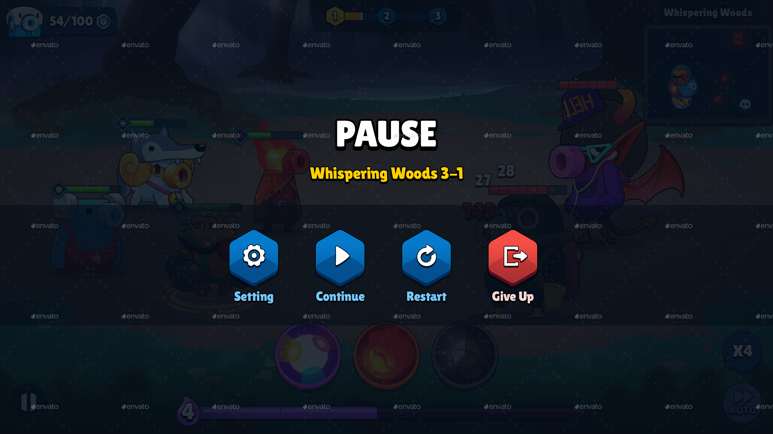 GUI Pro - Casual Game, Game Assets | GraphicRiver