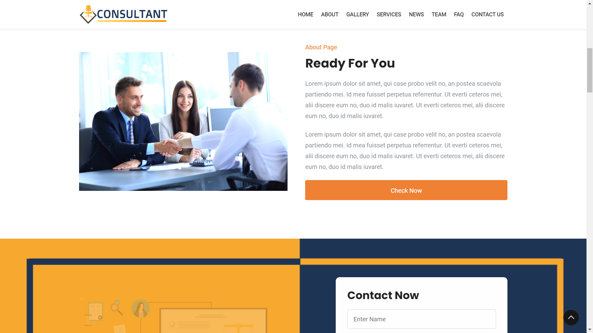 Consultancy Website with Admin Panel by gurujigyan | CodeCanyon