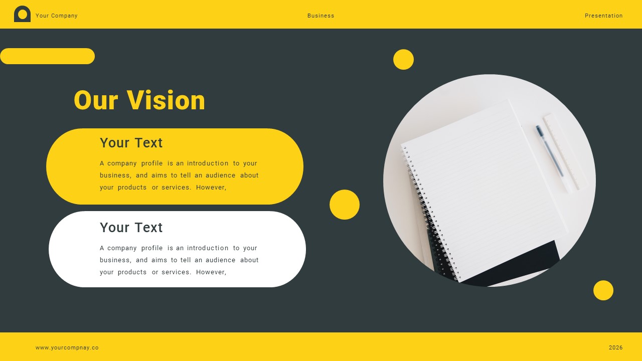 Yellow Business Presentation, Presentation Templates | GraphicRiver