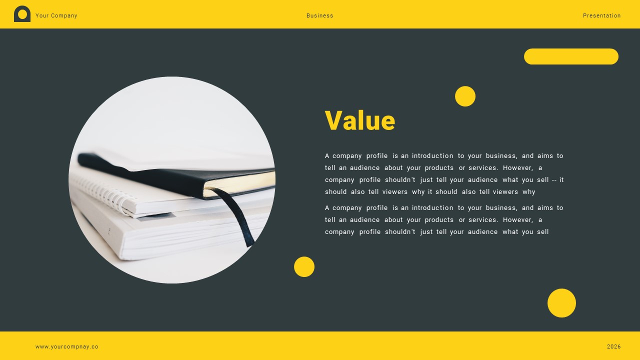 Yellow Business Presentation, Presentation Templates | GraphicRiver