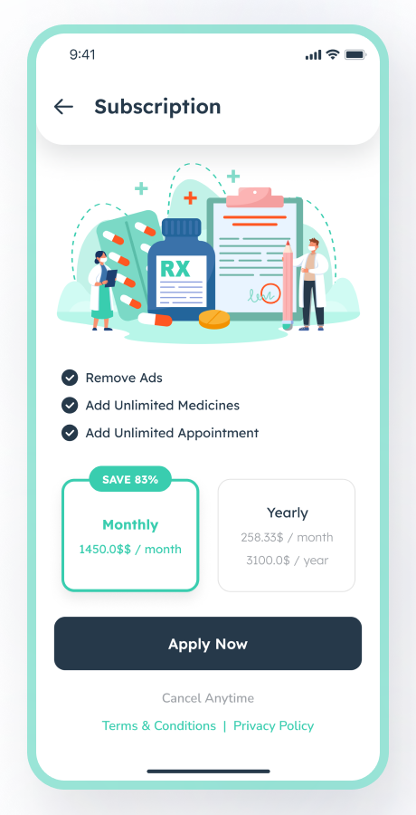 Pill Mode | Pill Reminder - Flutter Android & iOS Full App + Light ...
