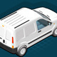 Isometric White Van, Vectors | GraphicRiver