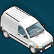 Isometric White Van, Vectors | GraphicRiver