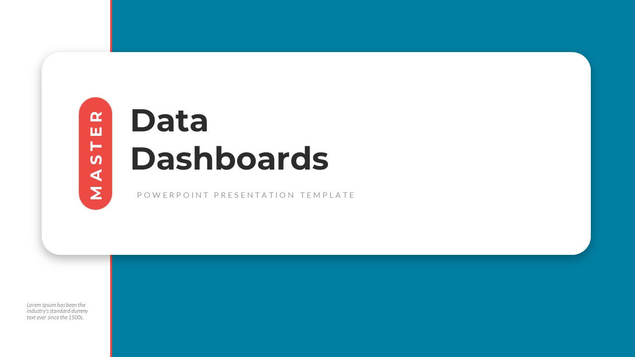 Master Data Dashboards PowerPoint Presentation Template, Presentation ...