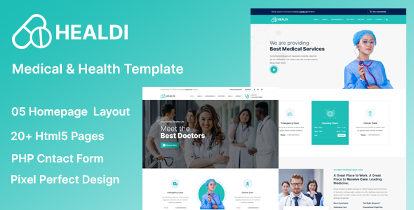 Healdi - Medical & Health Template by validthemes | ThemeForest