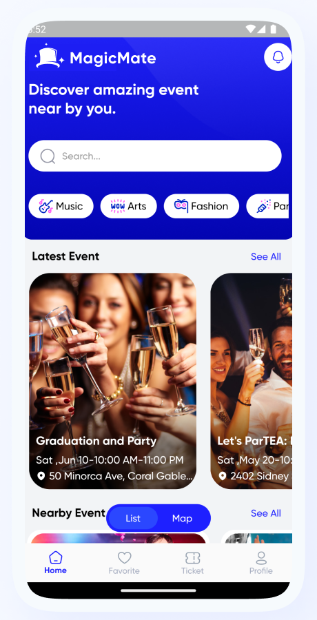 MagicMate - Multivendor Ticket Booking Management App | Event Ticket Booking App | Full Solution ...