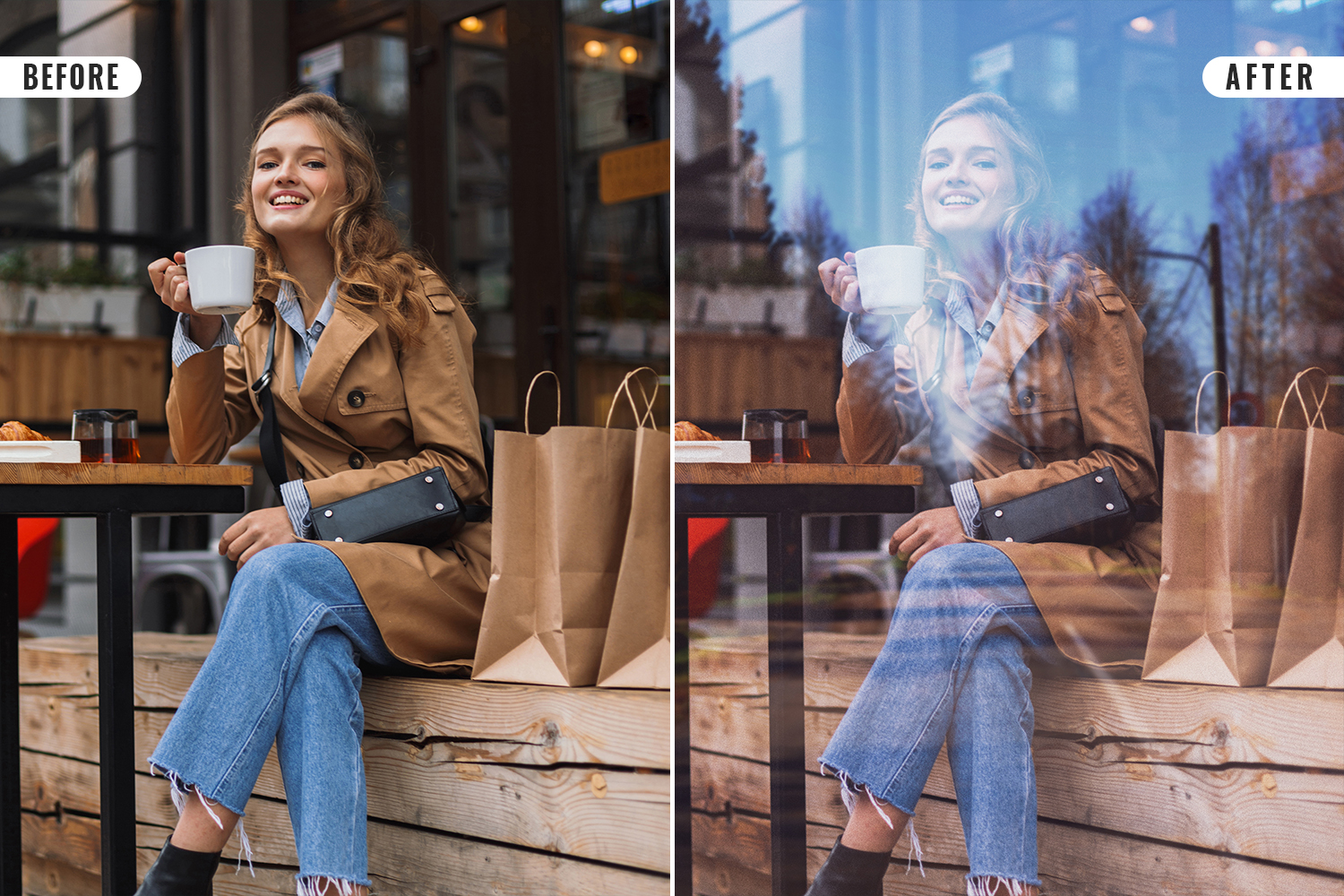 Window Reflection Photo Effect, Add-ons | GraphicRiver