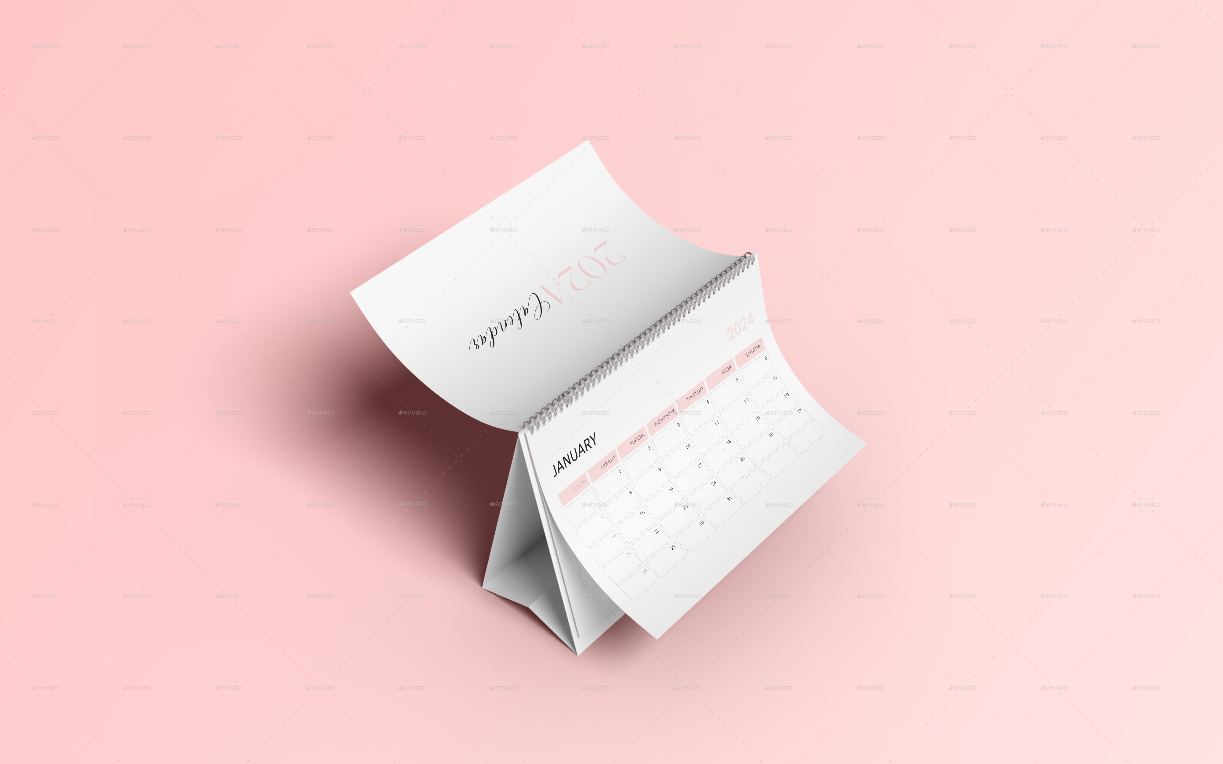 Calendar Mockup, Graphics | GraphicRiver
