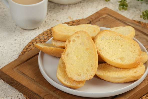 Bagelen or roti bagelen is dried bread with Sugar Sprinkle and crunchy ...