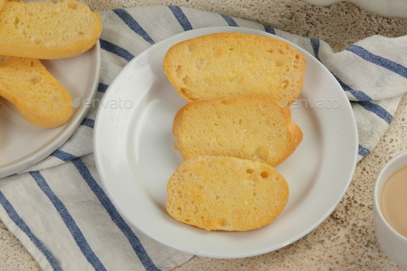 Bagelen or roti bagelen is dried bread with Sugar Sprinkle and crunchy ...
