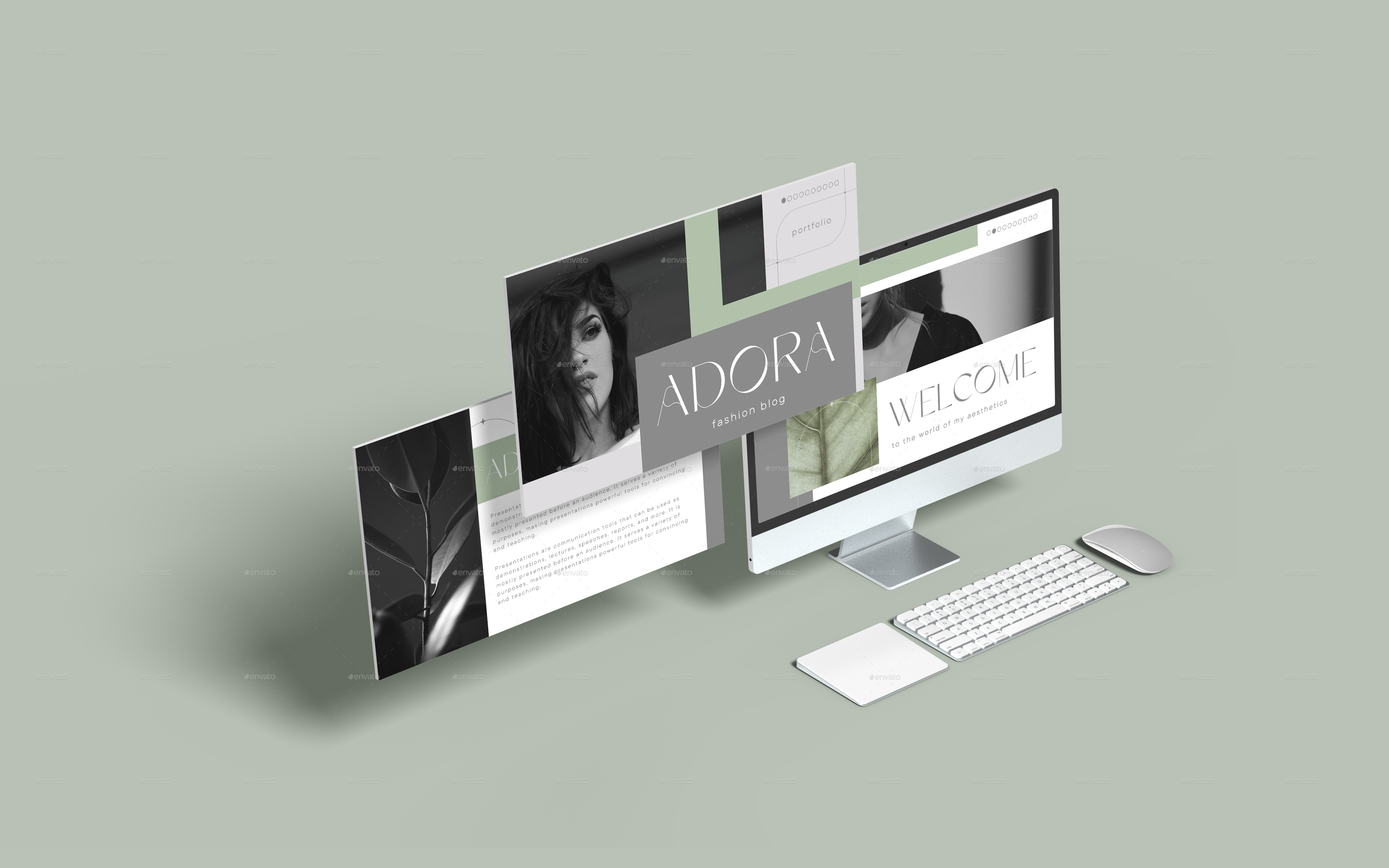 iMac Screen Presentation Mockup, Graphics | GraphicRiver