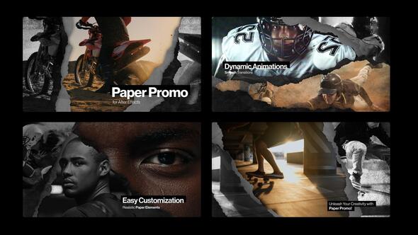 Torn Paper Promo & Transition, After Effects Project Files | VideoHive