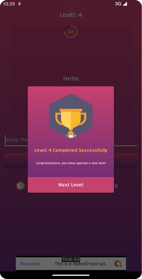 Speed Typing Test Game Source Code with Admob by IbrahimOdeh | CodeCanyon