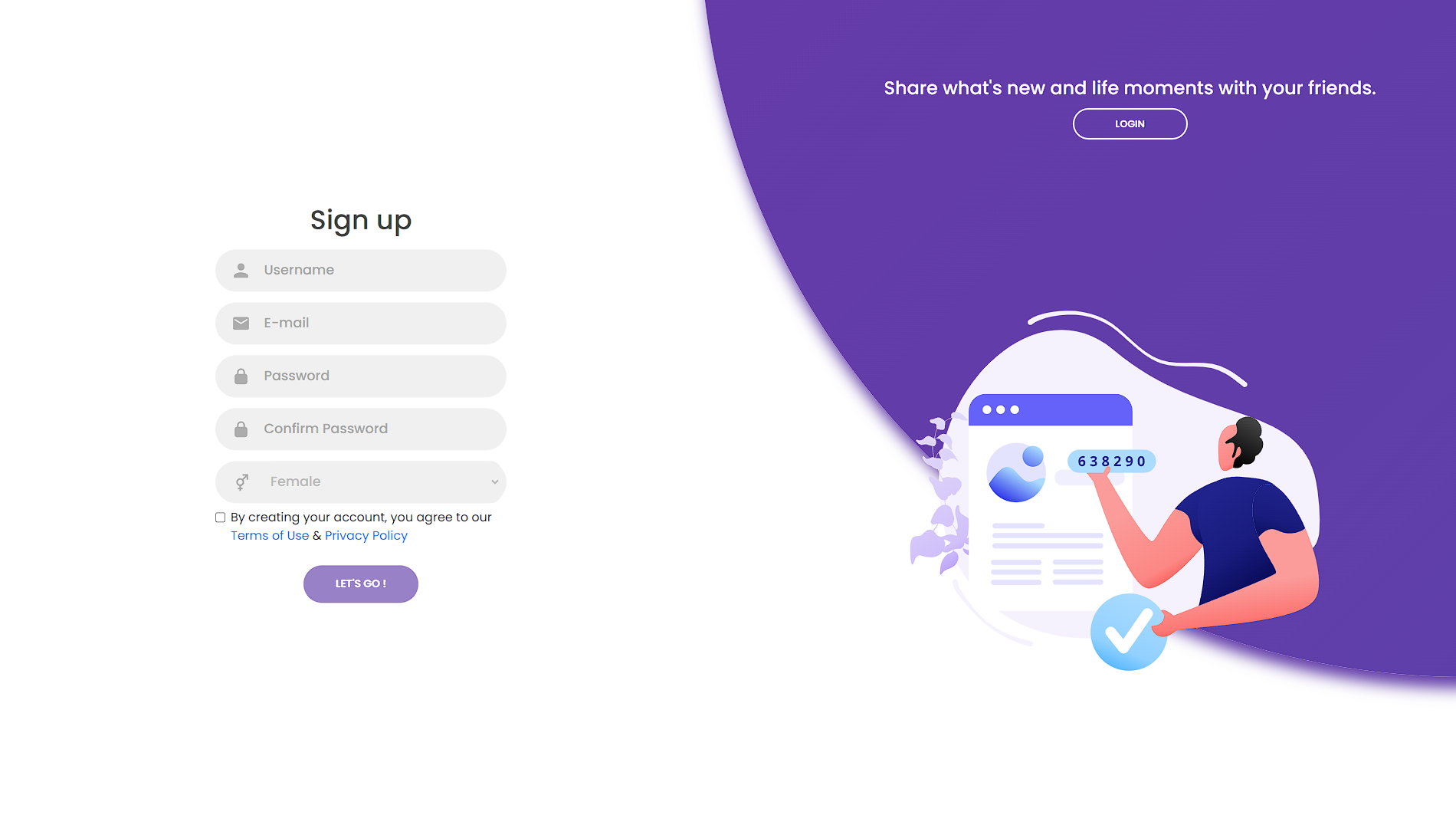 Premium Welcome Page for WoWonder by yoohatj | CodeCanyon