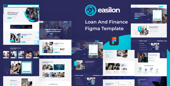 Easilon - Loan & Finance Figma Template by Pixydrops | ThemeForest