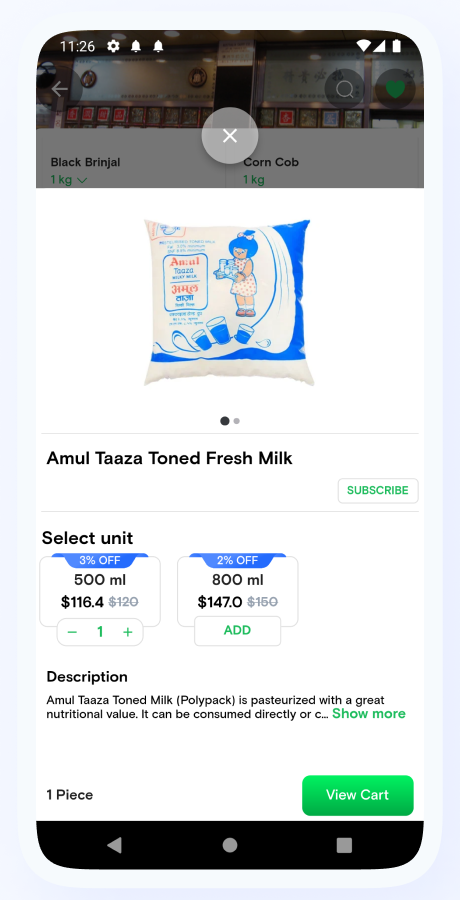 Milkyway - Multi-Vendor Milk Subscription App | Daily Milk & Grocery ...