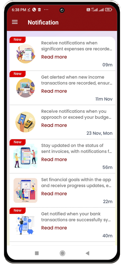 Accounting App - Invoice Generator | Business Ledger React Native iOS ...