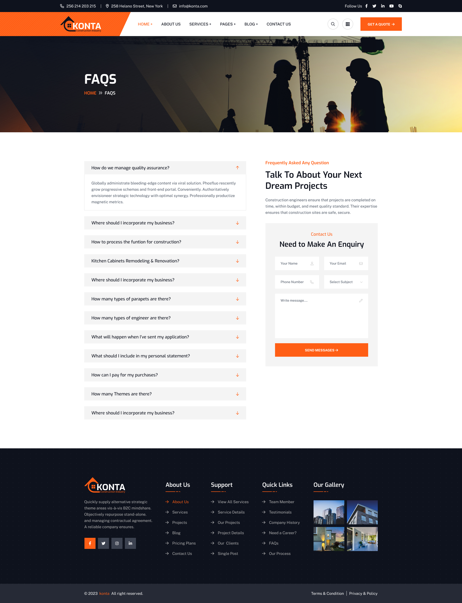 Konta – Construction & Real Estate Company Figma Template by themeholy