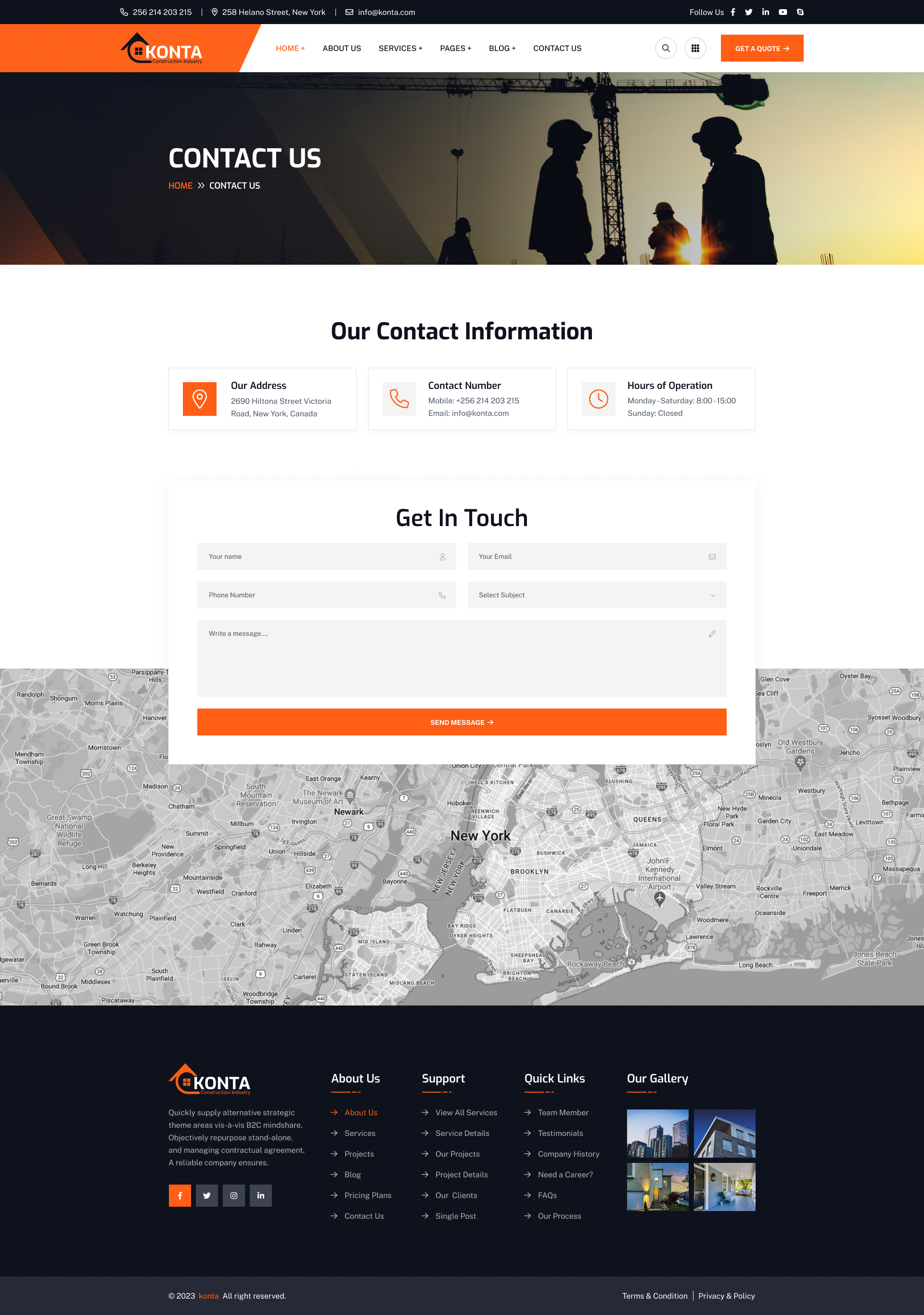 Konta – Construction & Real Estate Company Figma Template by themeholy