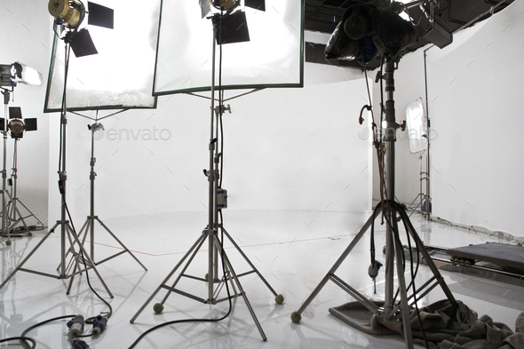 image of studio lighting setup background Stock Photo by osbmxhouse