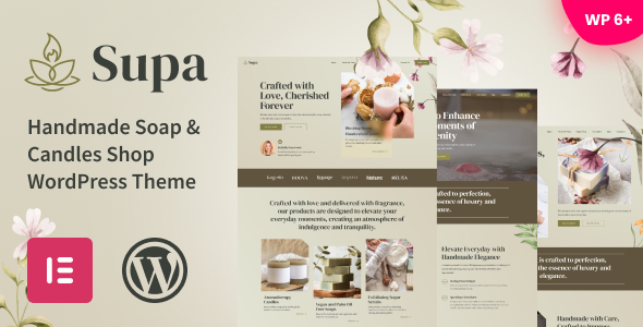 Supa - Handmade Soap & Candles Shop WordPress Theme by Duck-Themes