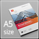 A5 Gradient Annual Report, Print Templates | GraphicRiver