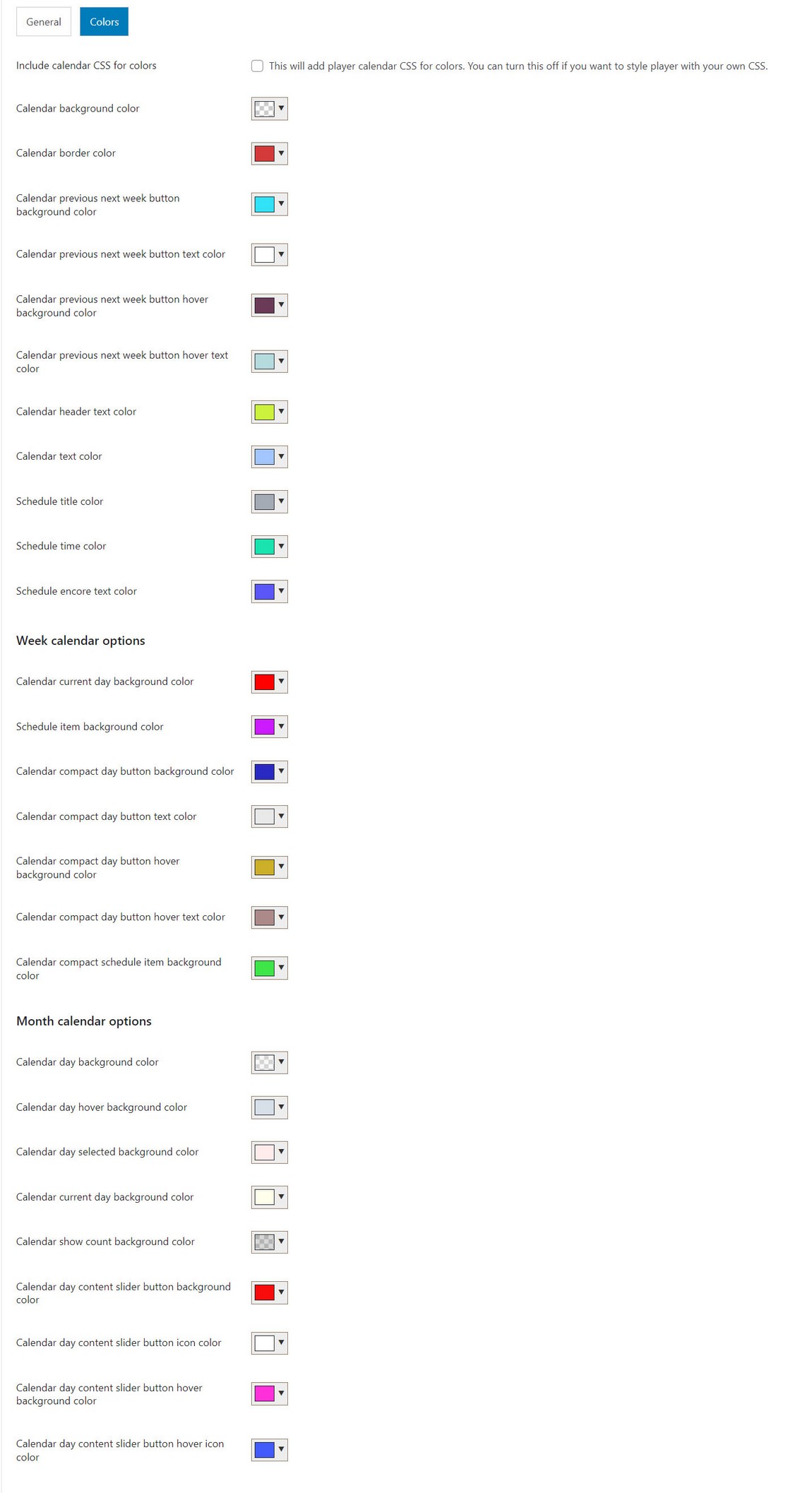 Radio player Schedule AddOn for WordPress by Tean | CodeCanyon