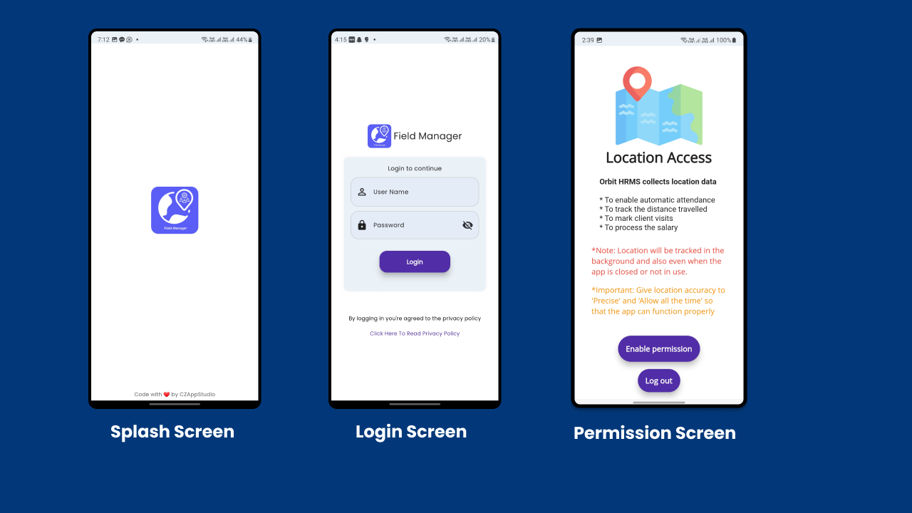 Employee App for Field Manager SaaS & non SaaS | Employee GPS tracking ...