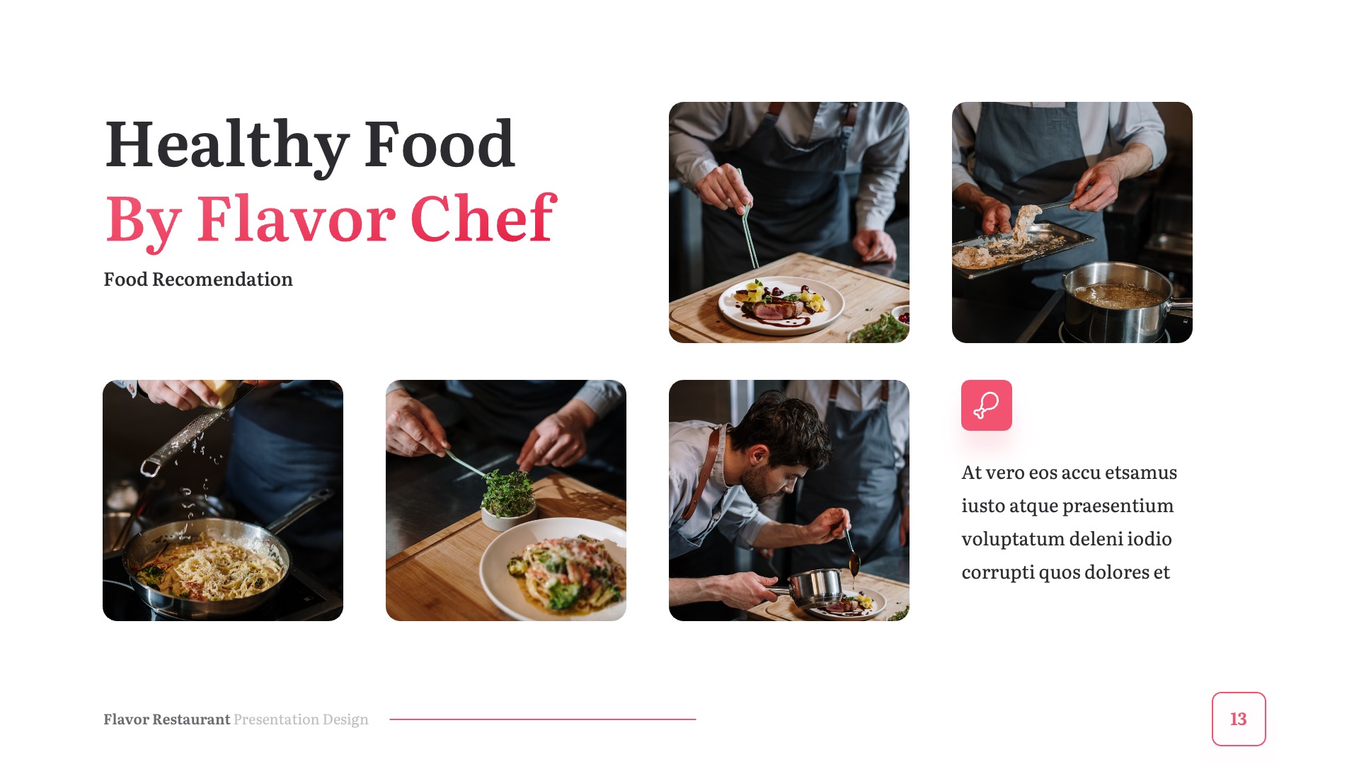 Flavor - Restaurant PowerPoint Presentation, Presentation Templates