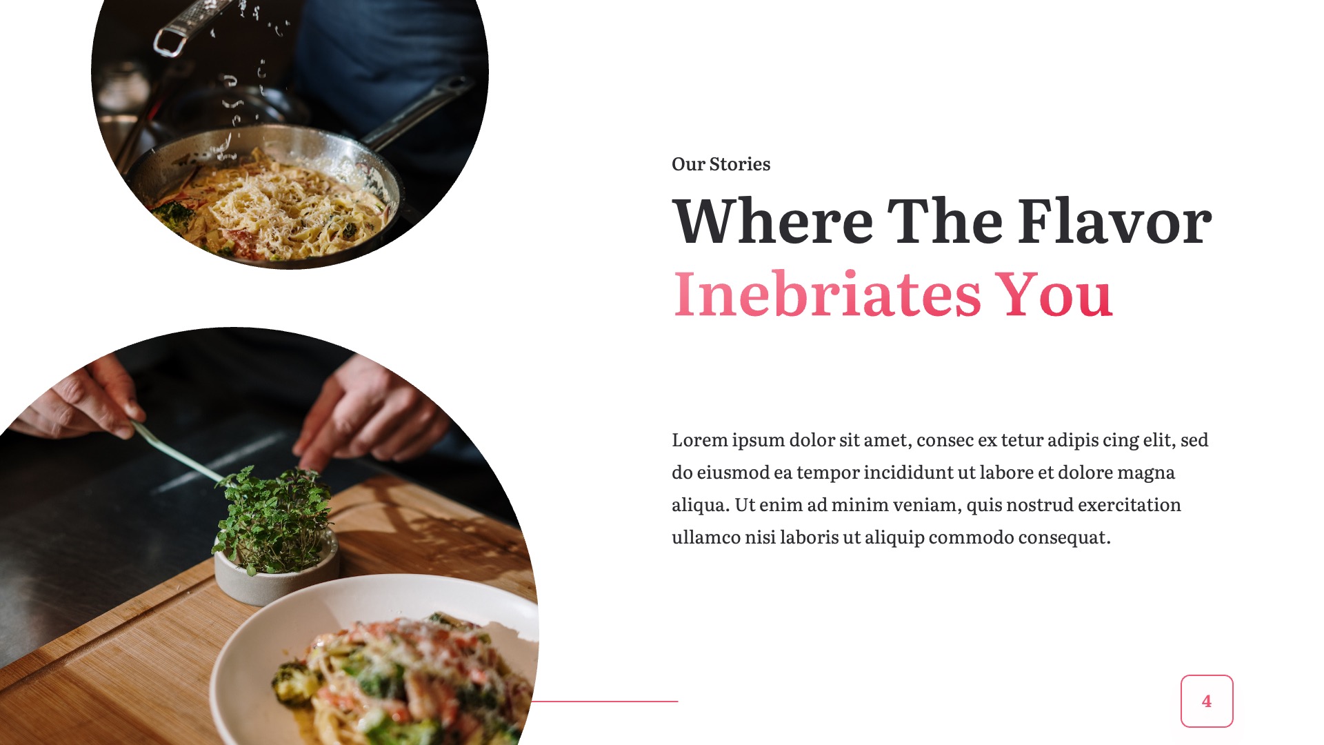 Flavor - Restaurant PowerPoint Presentation, Presentation Templates