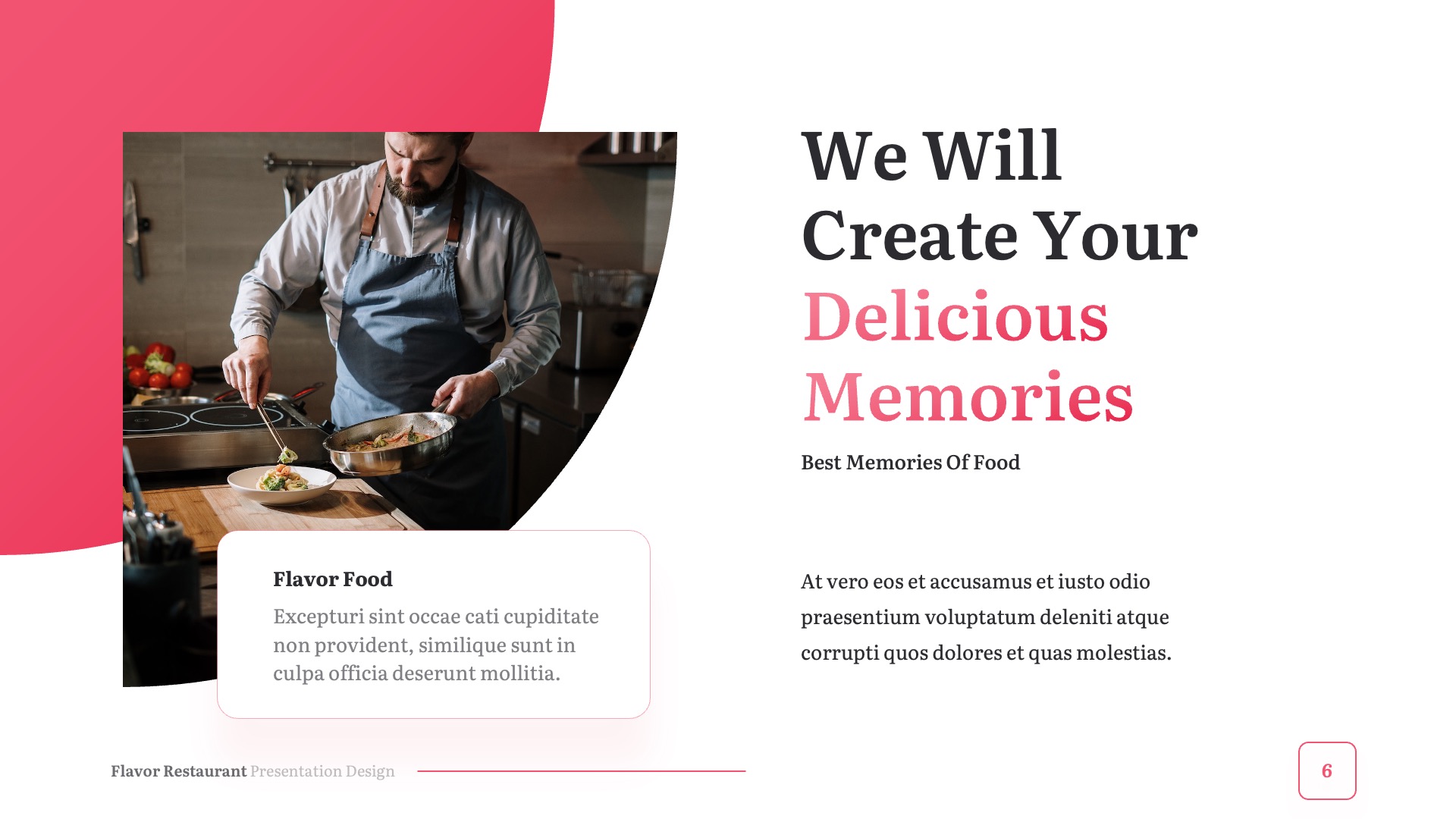 Flavor - Restaurant PowerPoint Presentation, Presentation Templates
