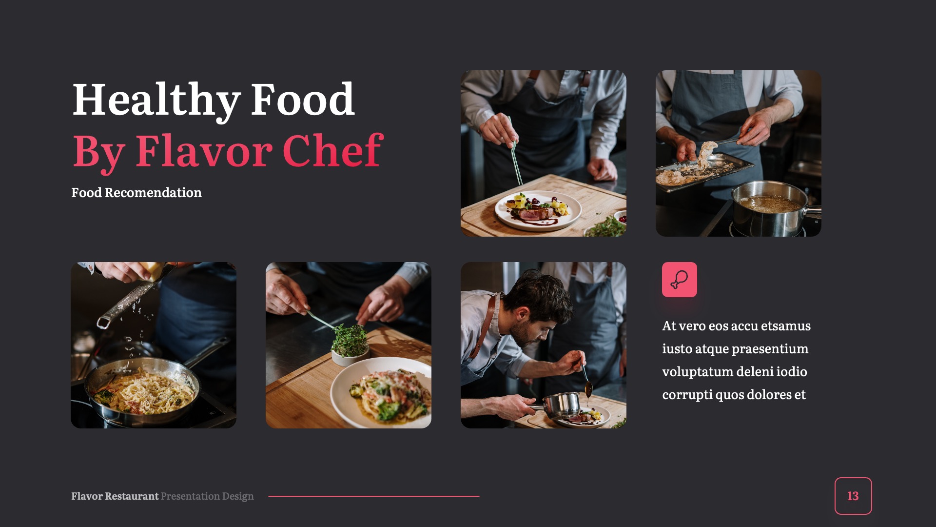 Flavor - Restaurant PowerPoint Presentation, Presentation Templates