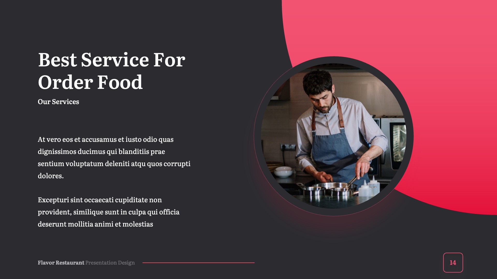 Flavor - Restaurant PowerPoint Presentation, Presentation Templates