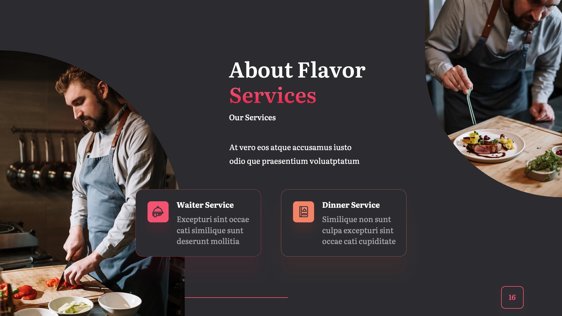 Flavor - Restaurant PowerPoint Presentation, Presentation Templates